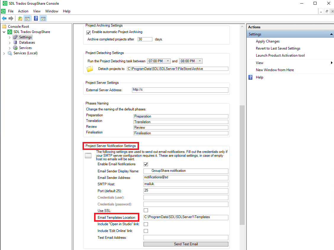 Can I modify or can I disable the automated e-mail notification ...