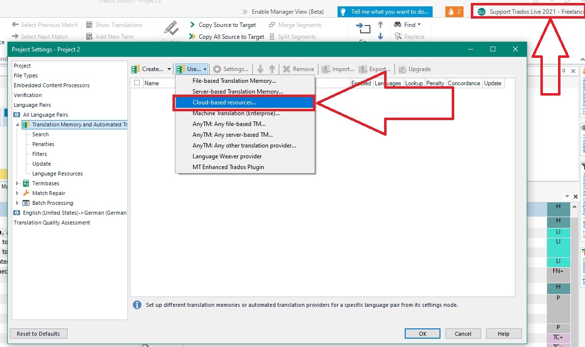 How to use Language Weaver Neural Machine Translation in Trados Studio ...