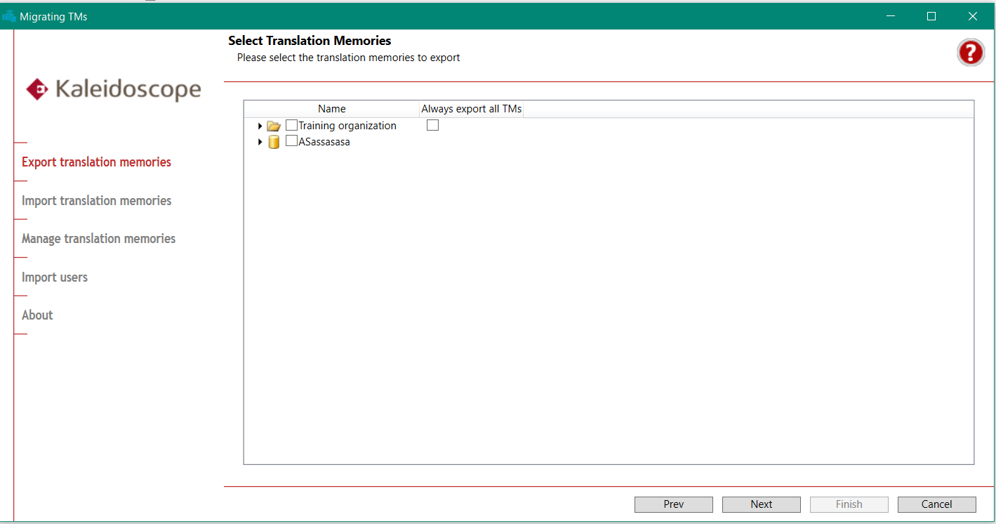 Trados GroupShare: How to export multiple translation memories using ...