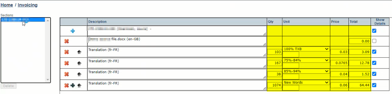 FLOW - How to include the Units, Cost and prices when creating new ...