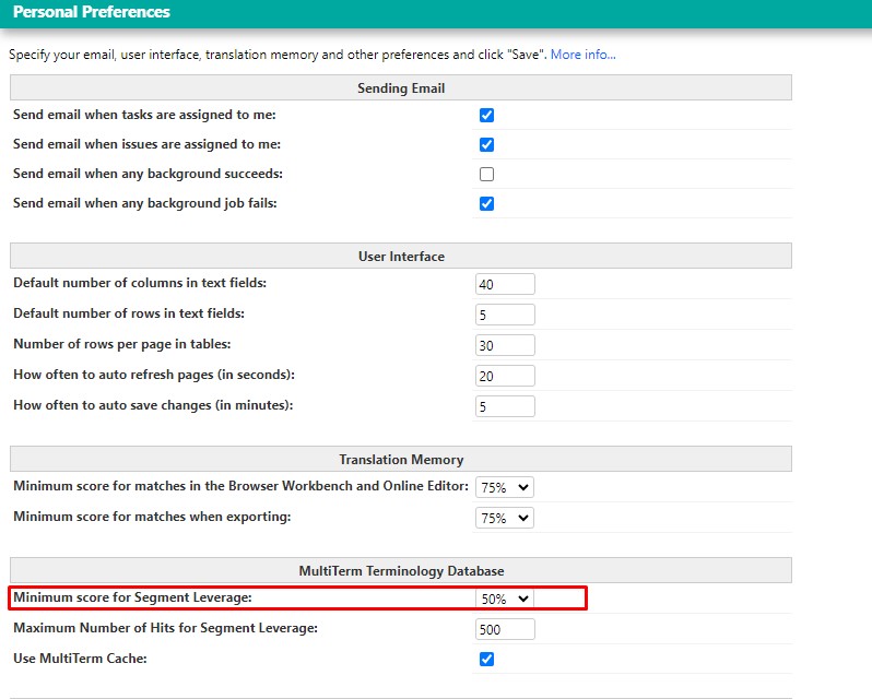 WorldServer - are all entries from a Multiterm Term Database associated with a project exported ...