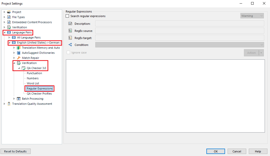 Disabled QA checks are still performed during verification in Trados Studio 2021