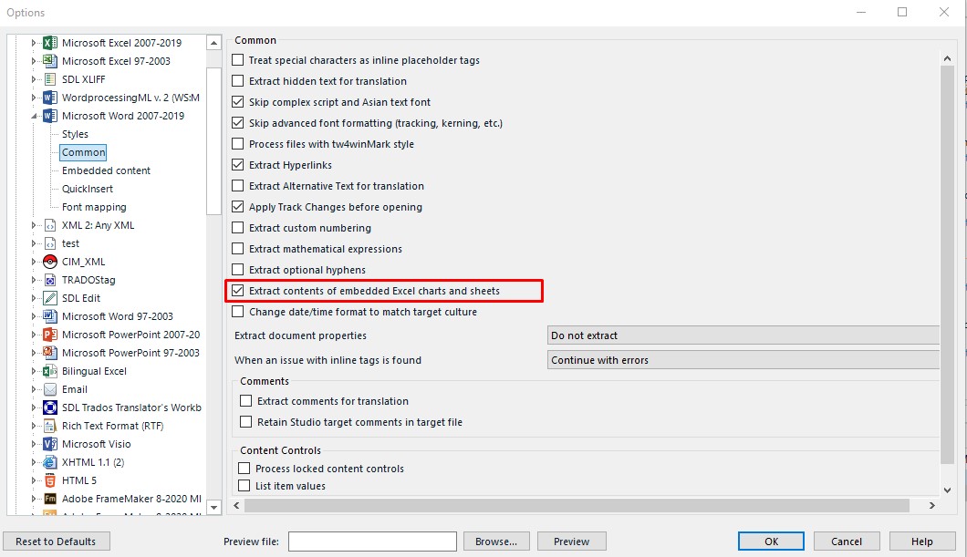 WorldServer - Word DOCX file cannot be segmented - error "Arithmetic operation resulted in an ...
