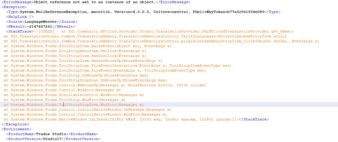 „Object reference not set to an instance of an object” message when using the Batch Tasks/Pre ...